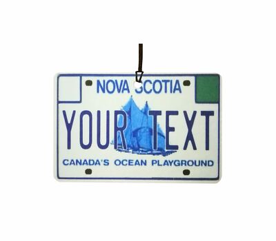 Personalized Nova Scotia License Plate Air Freshener | eBay Australia