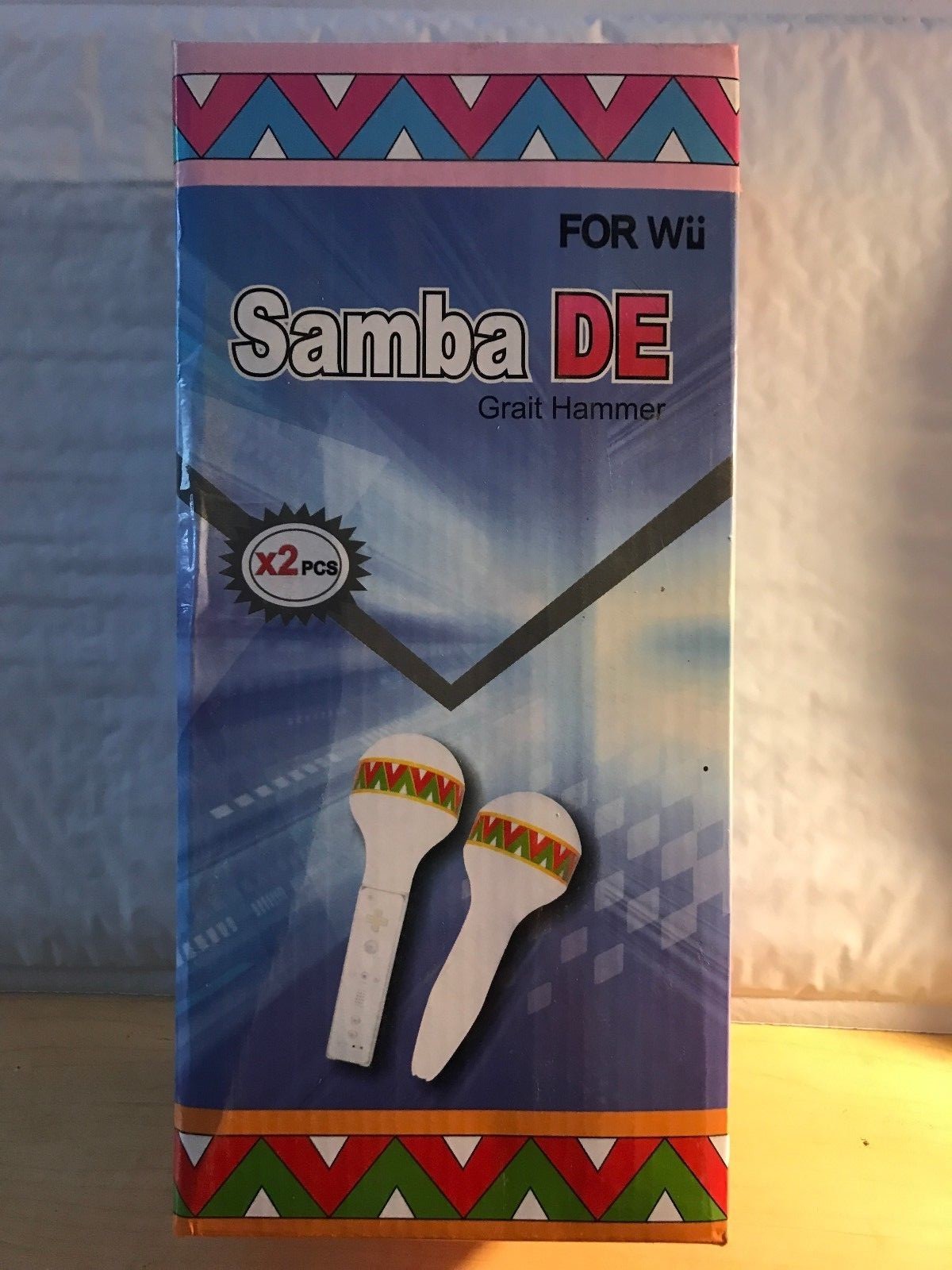 2 Maracas Shakers Rattles Rumba Grip for Nintendo Wii Samba De Amigo ...