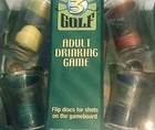 Golf Drinking Game Bar Golf Funny Adult Gift Disk Flipping Shot Game ...