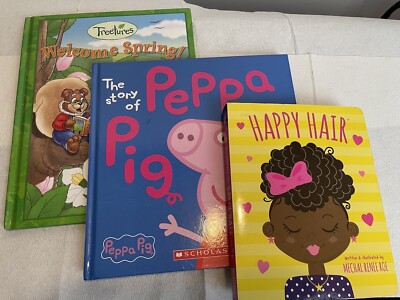 Peppa Pig Book, Happy Hair, Welcome Spring | eBay