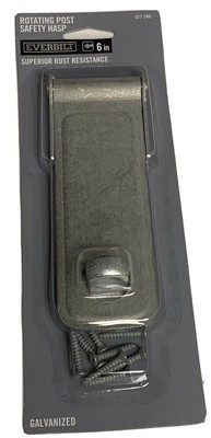 Everbilt 6 in Rotating Post Safety Hasp-Galvanized | eBay