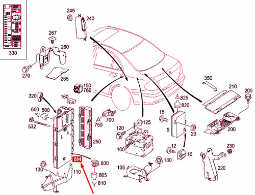 NEW MERCEDES-BENZ E W211 REAR SAM CONTROL UNIT A211545930180 ORIGINAL ...