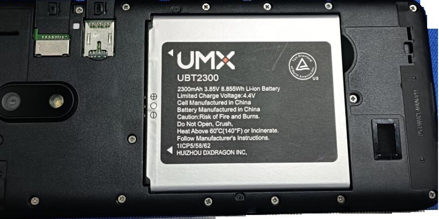 New OEM Original UMX UBT2300 Unimax U696CL 2300mAh Battery | eBay