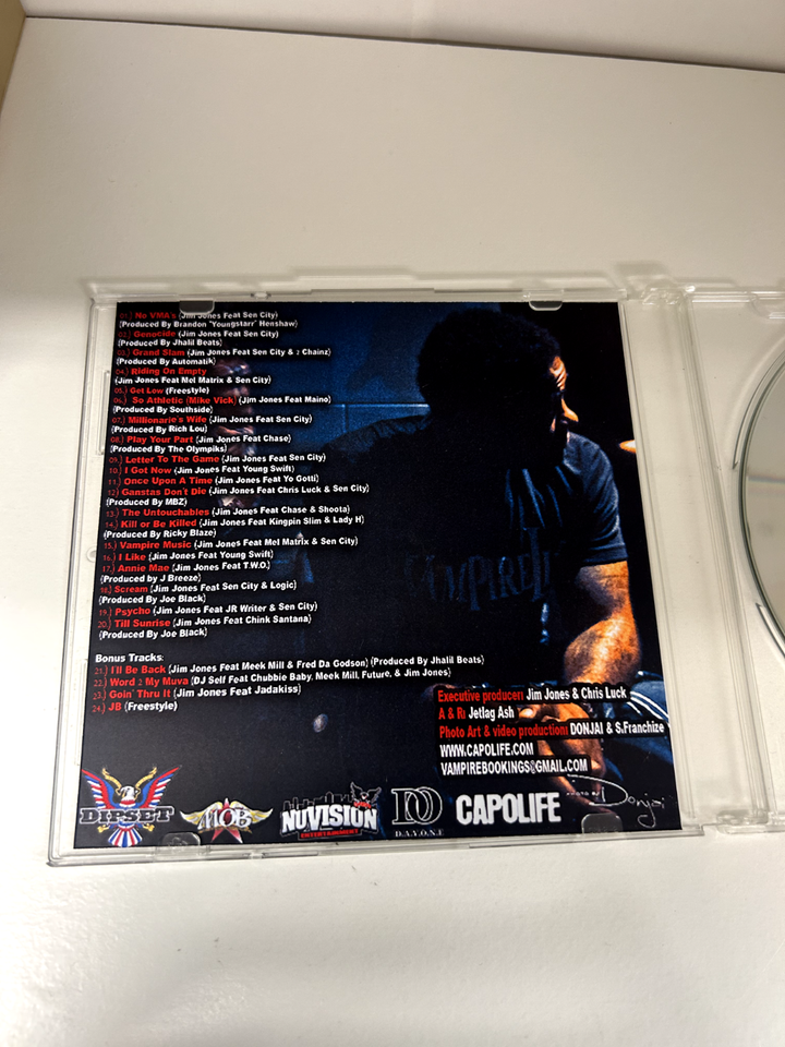 Jim Jones Dipset Vampire Life NYC Mixtape Mix CD Promo RARE | eBay
