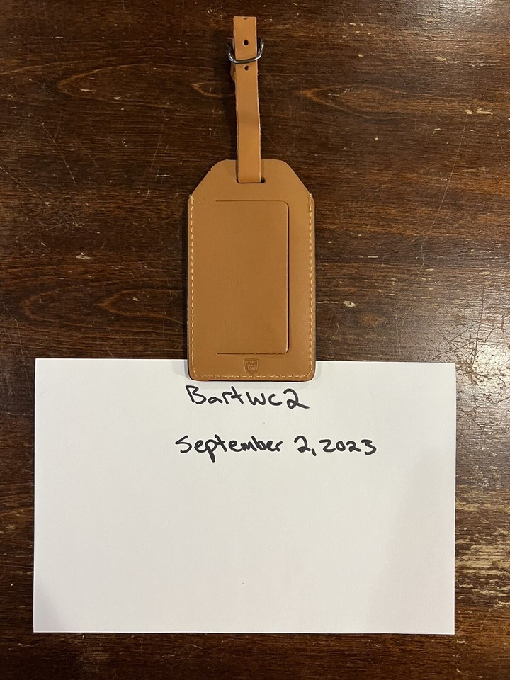 Rolex Golf/Luggage Bag Tag Full Grain Leather VERY NICE! | eBay