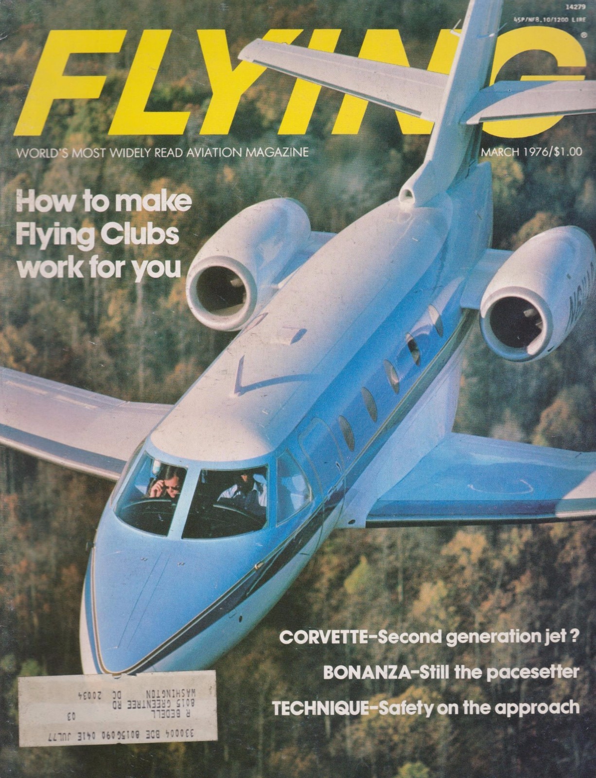Flying Magazine (Mar 1976) (Aerostatiale Corvette, Bonanza at 30 ...