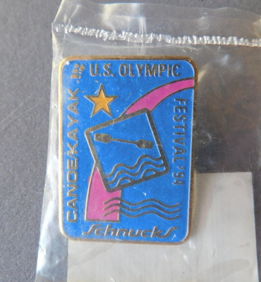 Lapel Pin New - Schnucks US Olympic Festival '94 - Canoe/Kayak | eBay