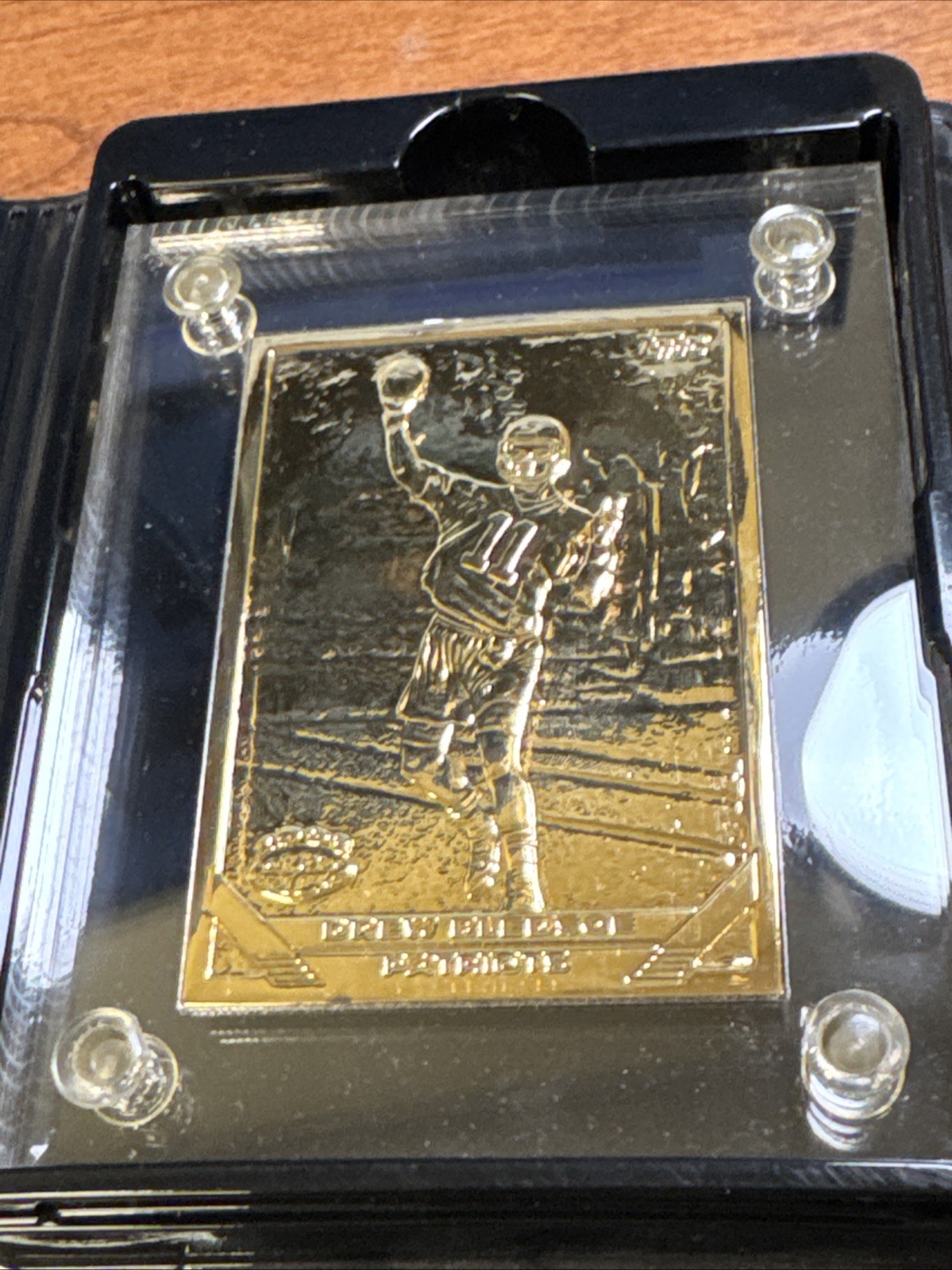 Drew Bledsoe Topps 1993 NFL Patriots 4.25 oz 999 Silver Card Bar ...