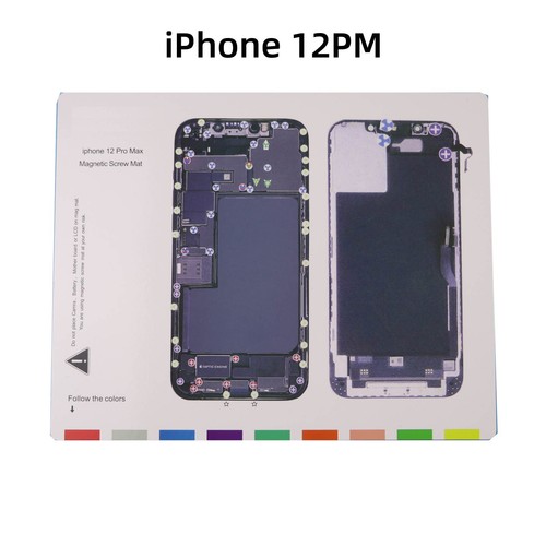 Magnetic Screw Mat For iPhone 12 Pro Max - Disassembly Guide ...