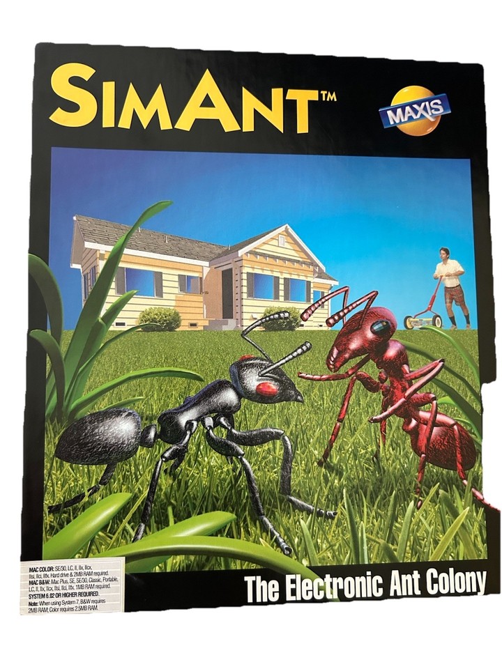 Vintage 1991 Sim Ant The Electronic Ant Colony Game - Macintosh Version ...
