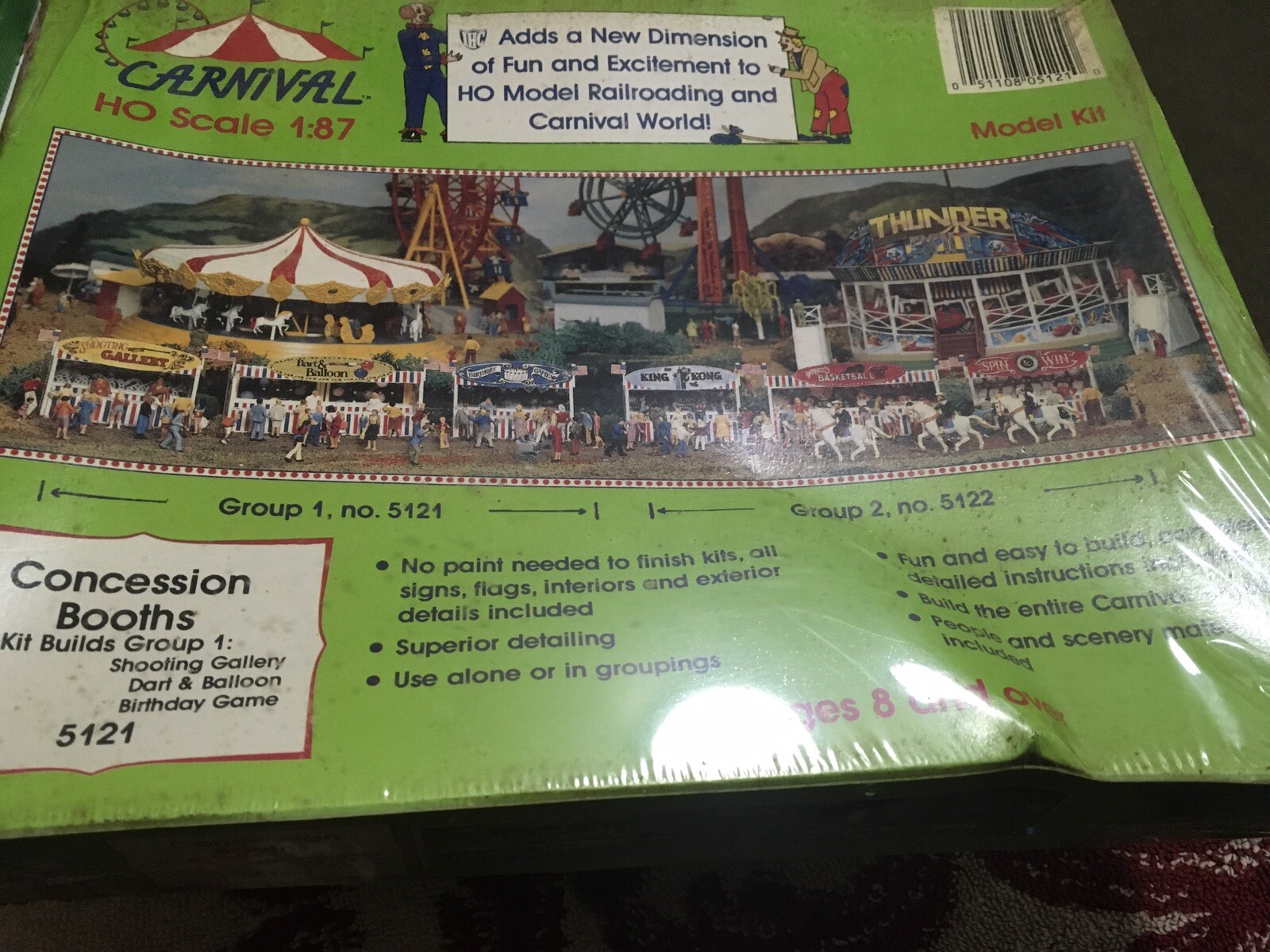Carnival HO Scale Concession Booths #5121 IHC Model Kit Sealed . | eBay