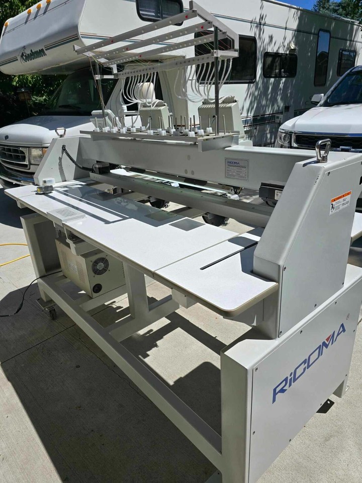 Commercial Computerized Embroidery Machine - RICOMA RCM-1202C-H-W. - 2 ...