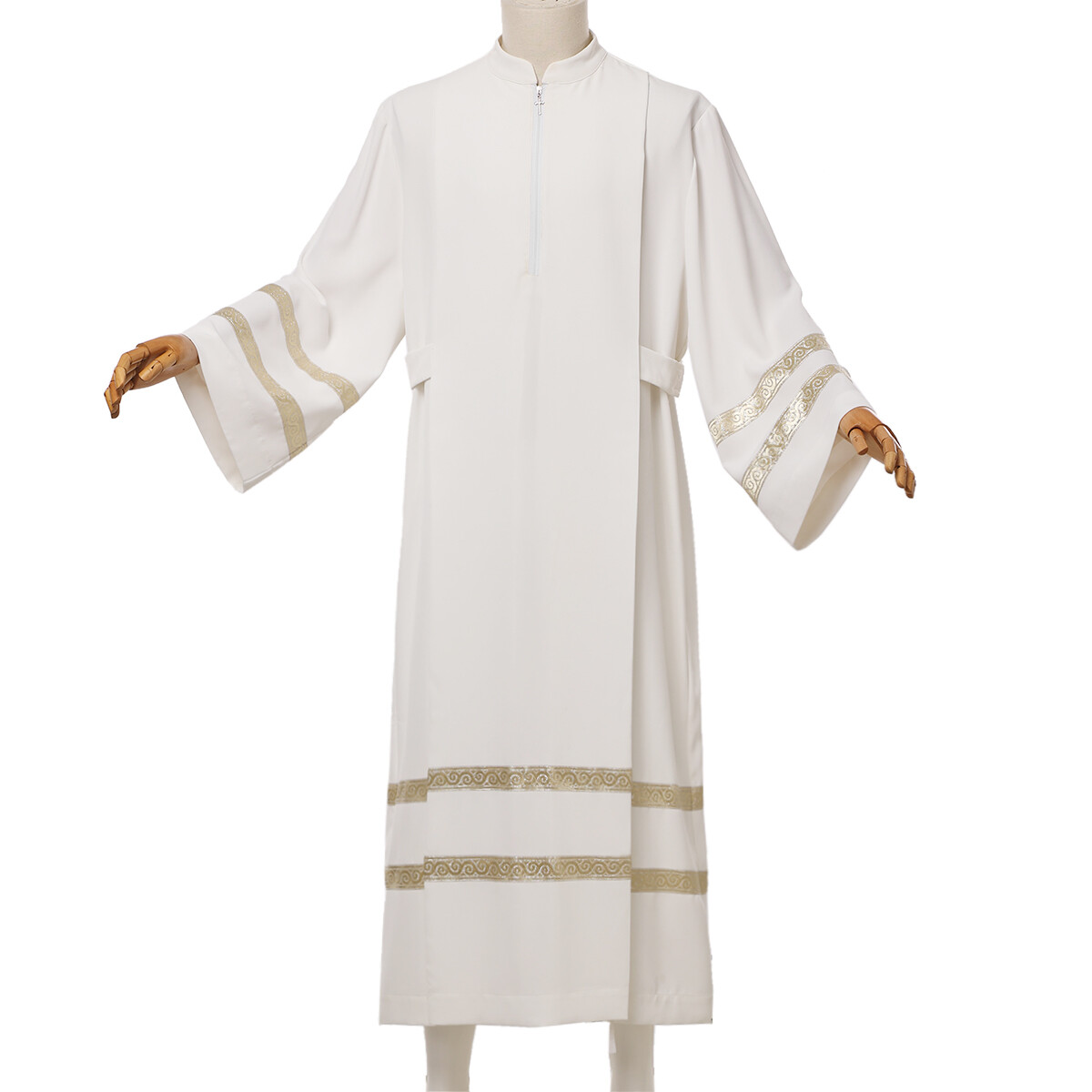 Catholic Church Priest Men's Mass Alb Vestments Robe Clergy Pastor Alb ...