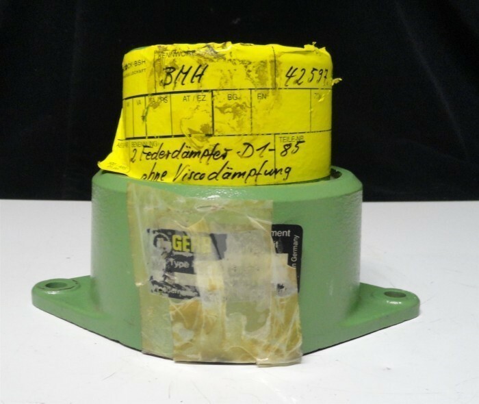 GERB ~ D1 ~ D1-85/0210 ~ Federelment SPRING DAMPER UNIT ~ Isolation ...
