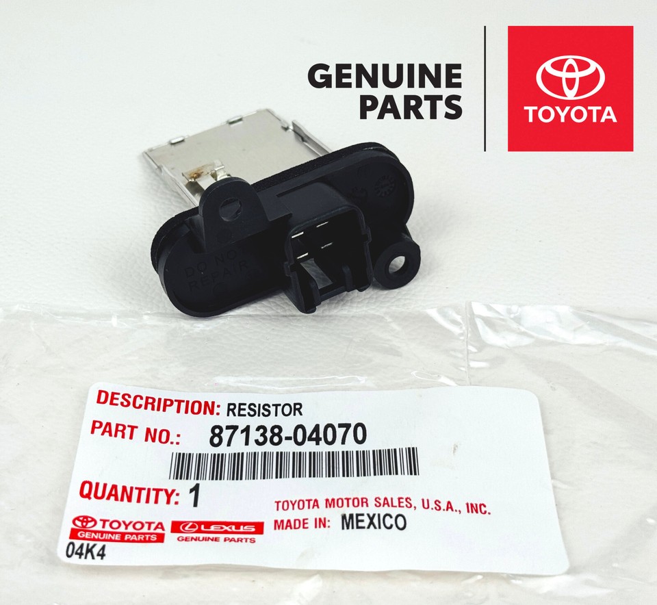 87138-04070 GENUINE TOYOTA Tacoma 2005-2023 HVAC Blower Motor Fan ...