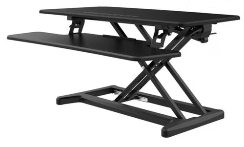 J.Burrows Matrix Sit-Stand Desk - Adjustable Riser - Black | eBay Australia