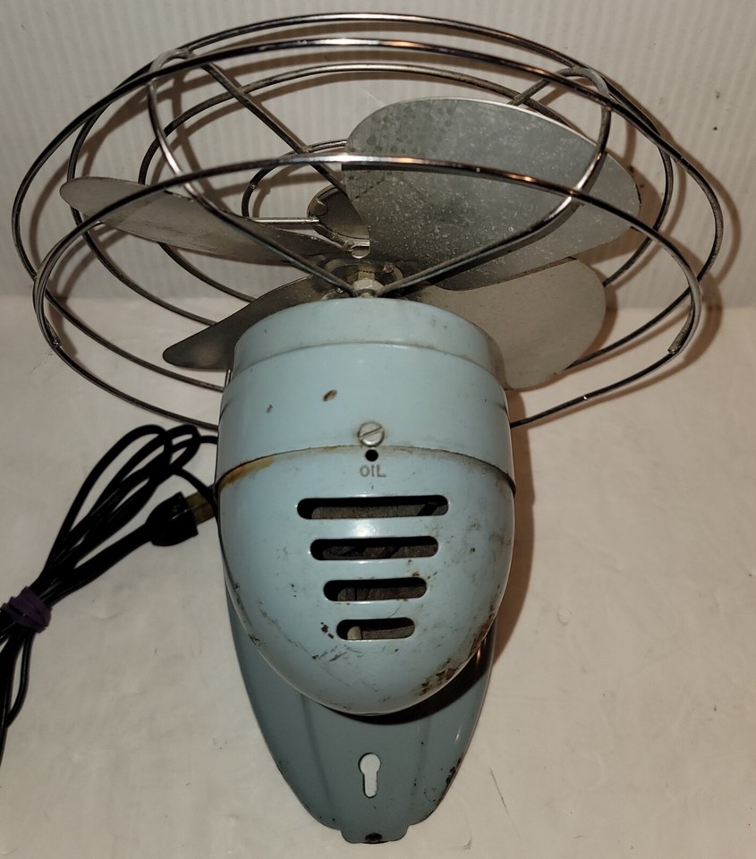 Western Auto Supply Co. Wizard 8" Electric Desk Fan 6JC2000 (Vintage ...