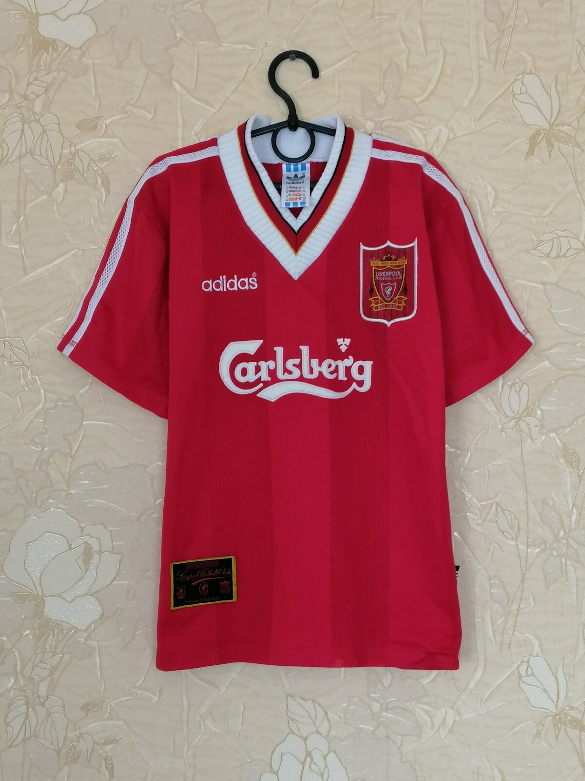 Liverpool 1995 - 1996 home football shirt jersey Adid… - Gem