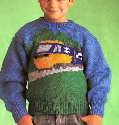 Train Knitting Pattern Ravelry: Jolly Postman / Train Driver Pattern