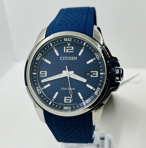 Citizen Weekender AR Men’s Eco-Drive Steel Blue Dial 44mm Watch AW1158 ...