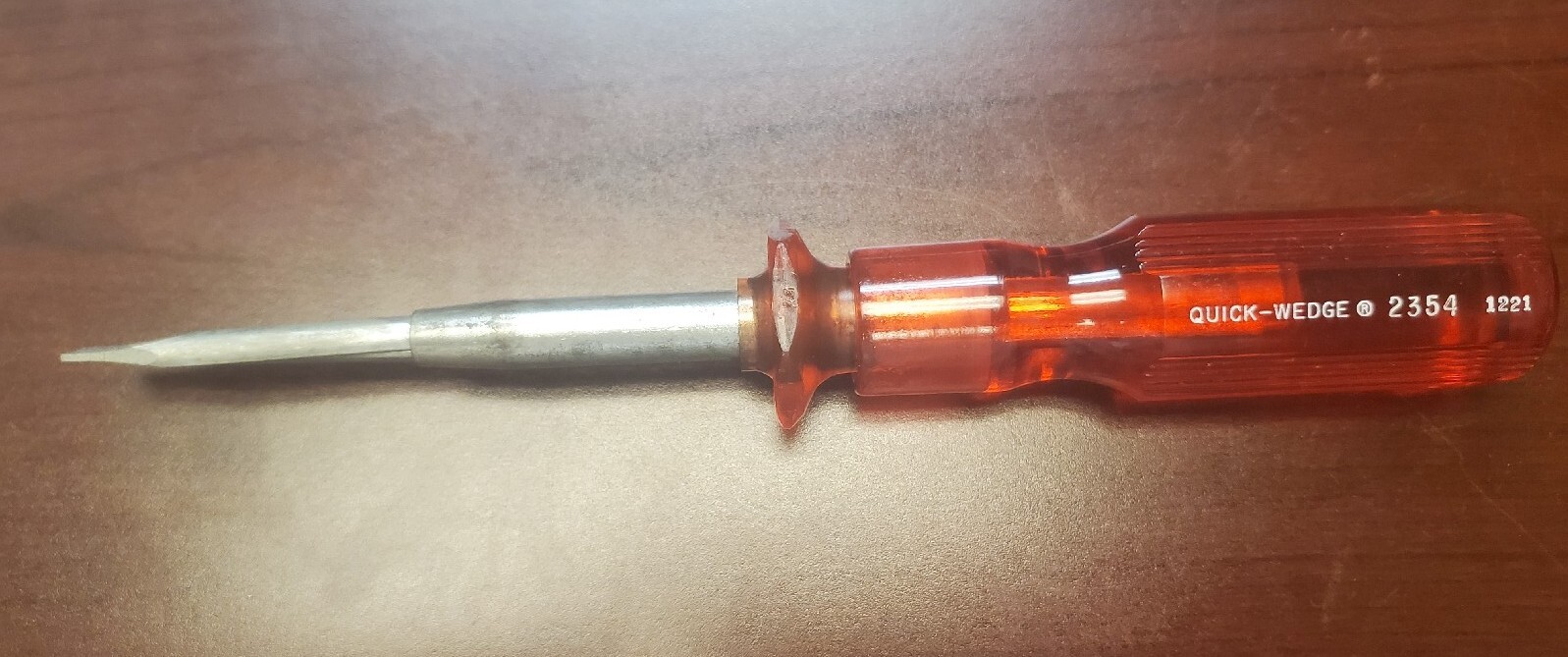 Quick-Wedge 2354 1221 Slotted/Flat Screw Holding Screwdriver 1/4 X 4 ...