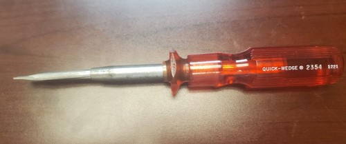 Quick-Wedge 2354 1221 Slotted/Flat Screw Holding Screwdriver 1/4 X 4 ...