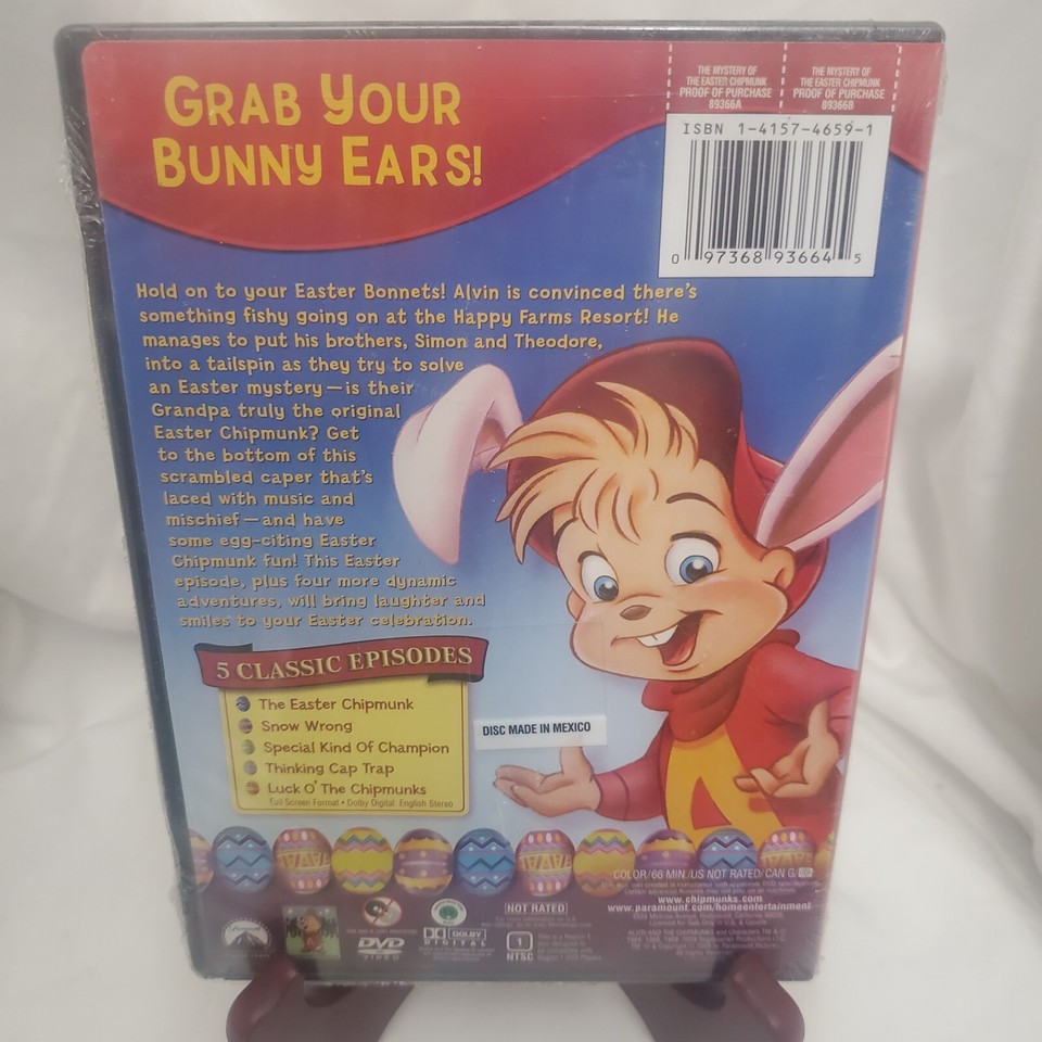 Alvin and the Chipmunks The Mystery of the Easter Chipmunk DVD 2009 New ...