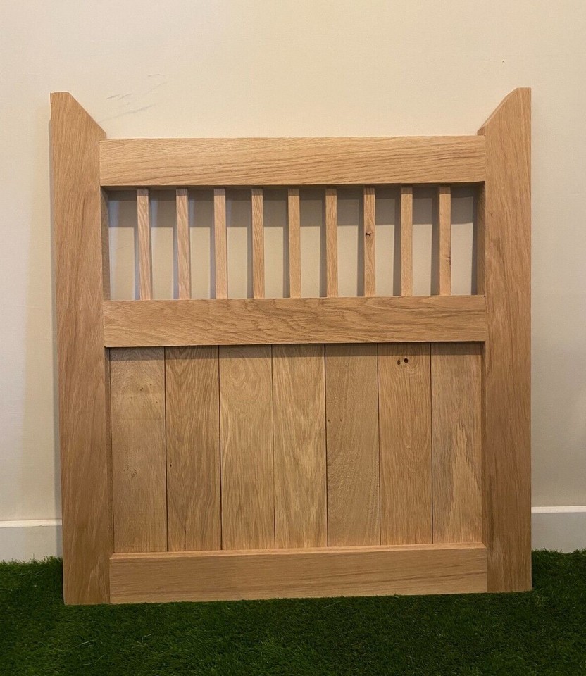 Solid Oak Garden Gate, Pedestrain Gate , Driveway Gate - Free Shipping ...
