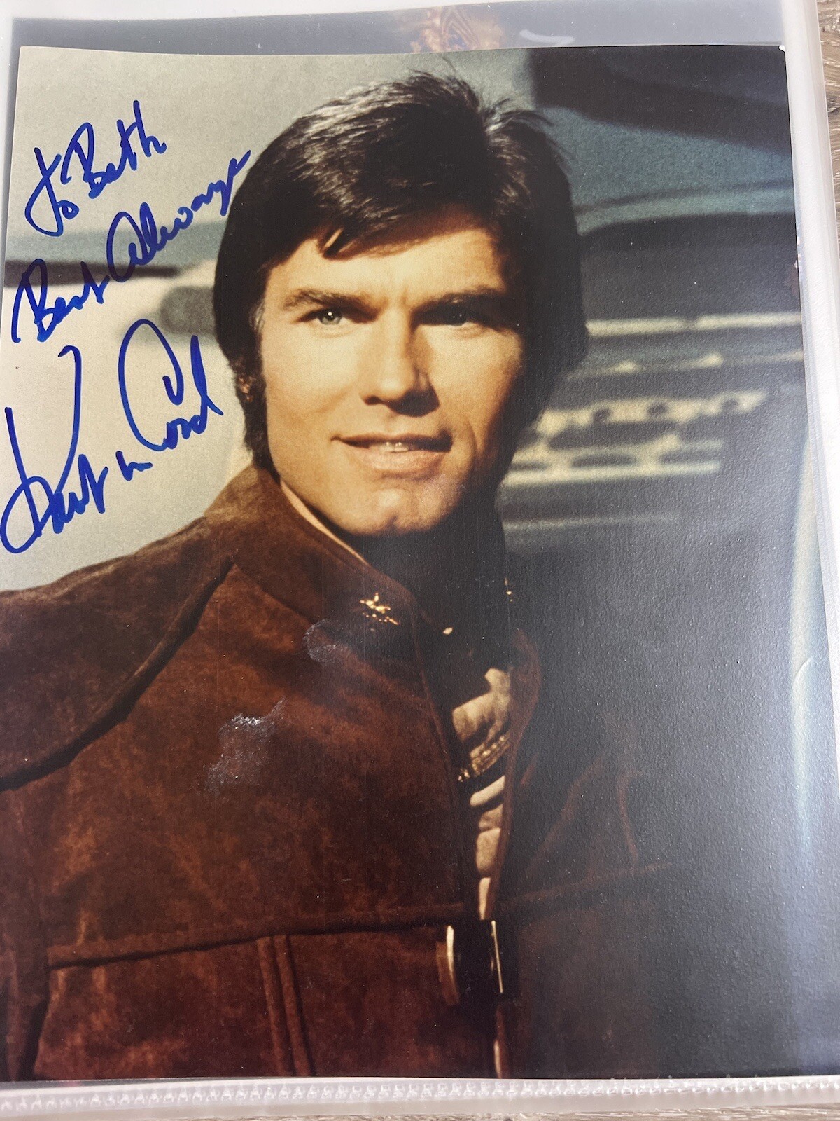 KENT MCCORD AS CAPTAIN TROY BATTLESTAR GALACTICA Autograph Binder | eBay