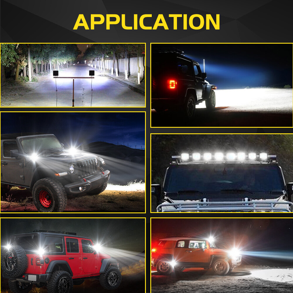 2PCS 140W LED Work Light Truck OffRoad Tractor Flood Lights 12V 24V ...