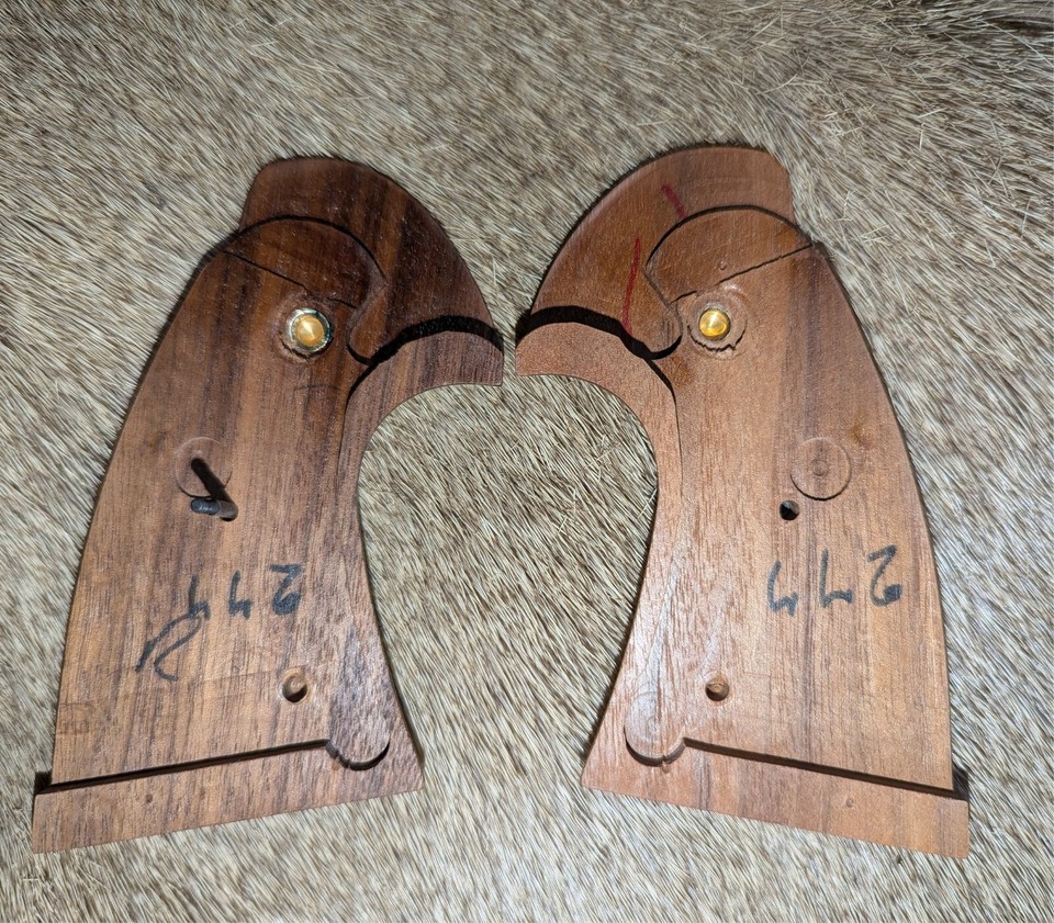 Colt Python Original Grips Gold Medallions | eBay