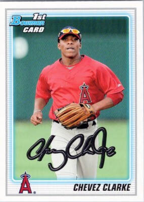 2010 Bowman Draft Prospects #BDPP72 Chevez Clarke Los Angeles Angels | eBay