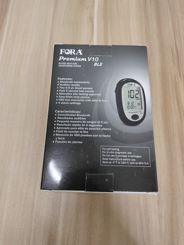 Fora Care Premium V10 Ble Talking Blood Glucose Meter | eBay