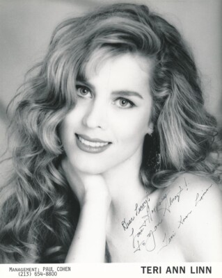 Teri Ann Linn- Signed B&W Photograph | eBay