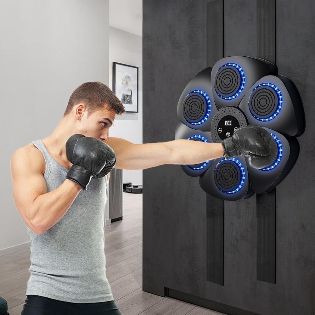 Boxing Machine Adult Boxing Wall Punching Pad 2025 Music Boxing Machine ...