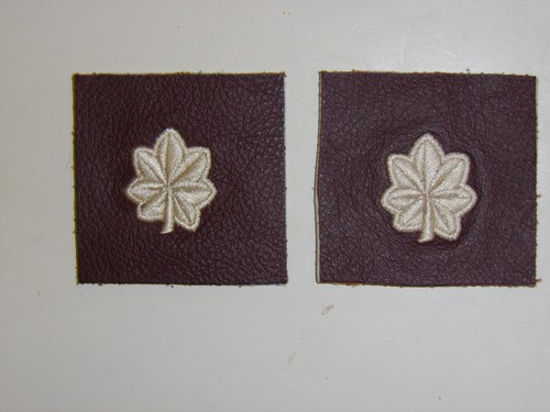 b5305p US Army Air Force AAF Lieutenant Colonel Rank leather pair B3D5 ...