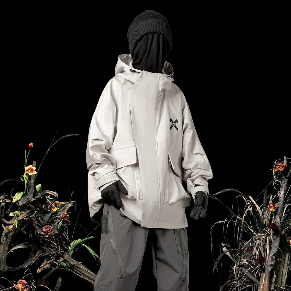 Niepce Industrial Mechanized Techwear Jacket Windbreaker Jacket with ...