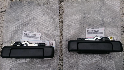 Genuine Toyota 69210-12080 / 69220-12080 Front Door Outside Handle Assy ...