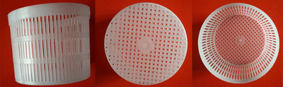 10 fuscelle formette per formaggio fresco e ricotta da gr. 300 cm 11 ...