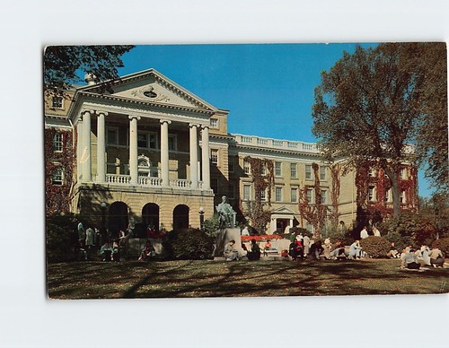 Postcard Bascom Hall, University of Wisconsin, Madison, Wisconsin | eBay