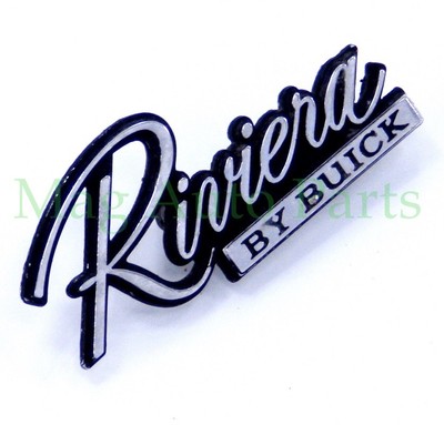 80 81 82 83 84 Buick Riviera Dash Emblem Insert Nameplate Badge OEM ...