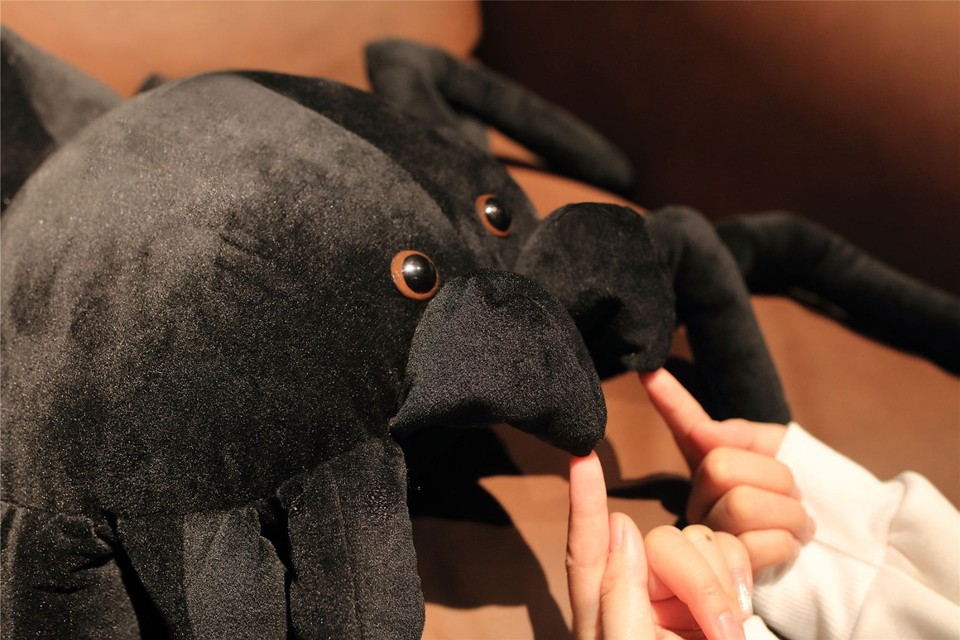 Giant Stuffed Spider Toy Huge Realistic Black Spider Stuffed Animal ...