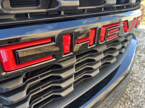 3D Front Grille Letter For Chevrolet Silverado 1500 Emblem Badge Red ...