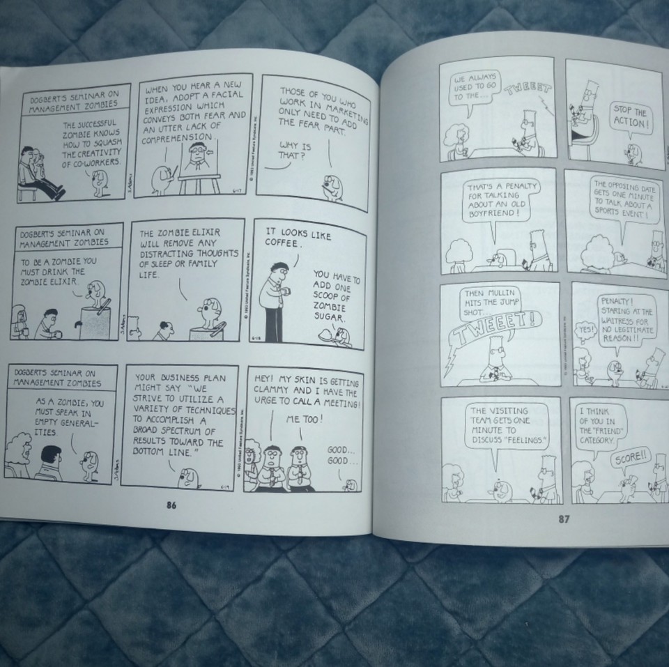 Scott Adams Book Lot Dilbert Dogbert Comic Still Pumped Management ...