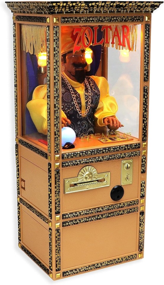 Mini Zoltar Speaks Fortune Teller Machine Animatronic 1/6 Scale with ...