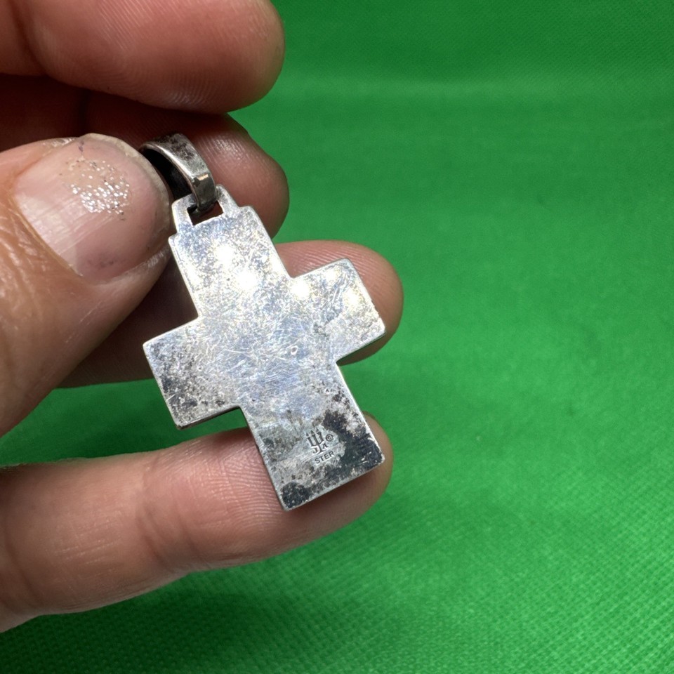 Retired James Avery Sterling Silver From The Heart Cross Pendant | eBay