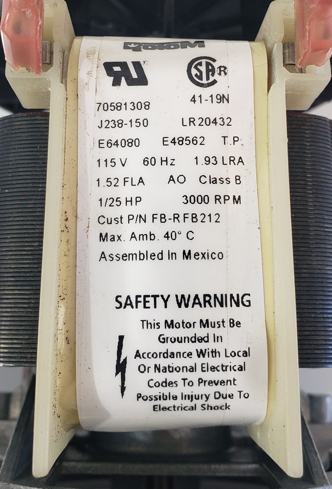 58WAV136-16 70581308J FB-RFB212 Carrier Furnace OEM inducer motor assembly for sale online | eBay