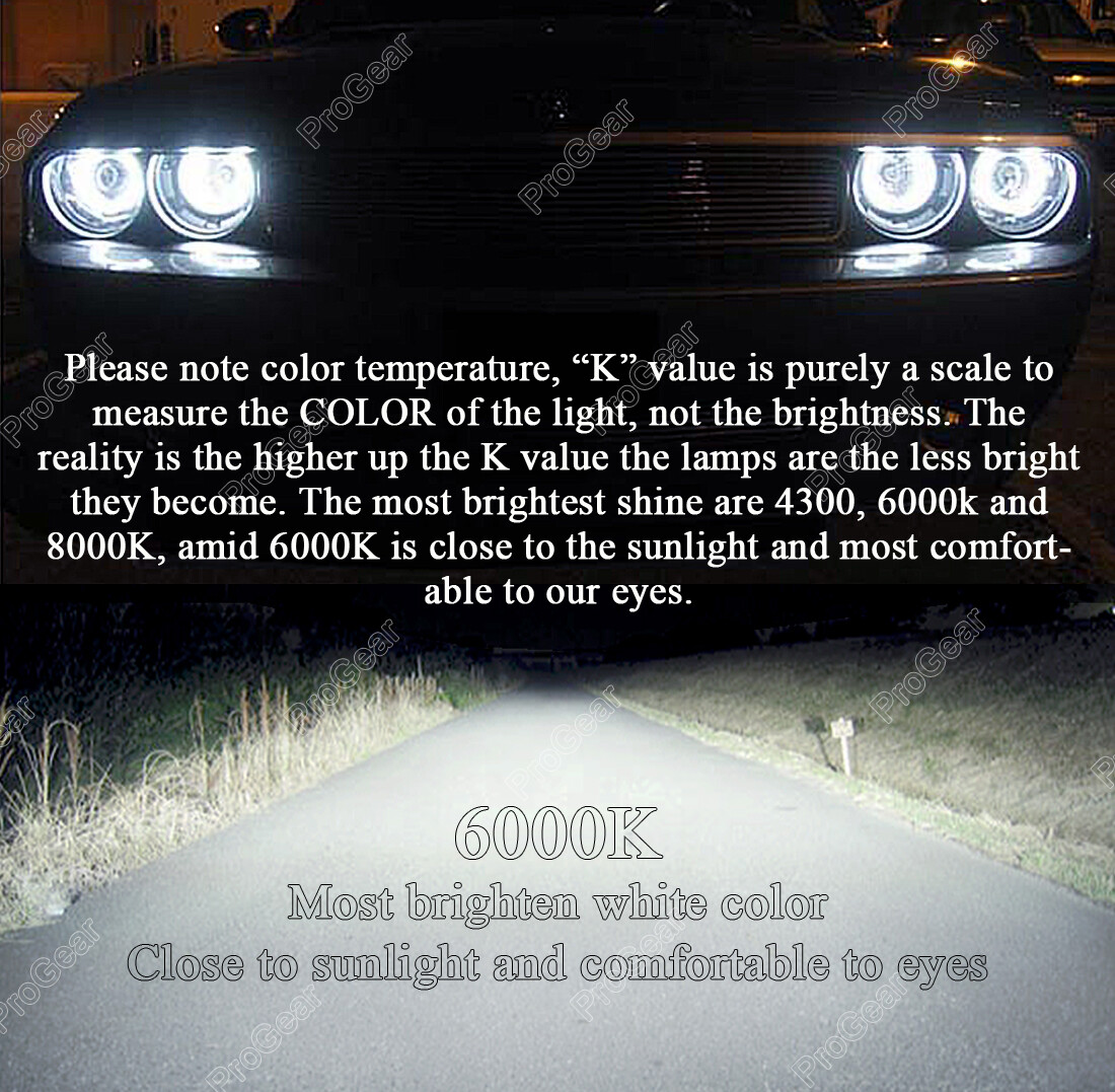 55W H7 6000K Heavy Duty Fast Bright CANBUS AC HID Kit Headlight for BMW ...