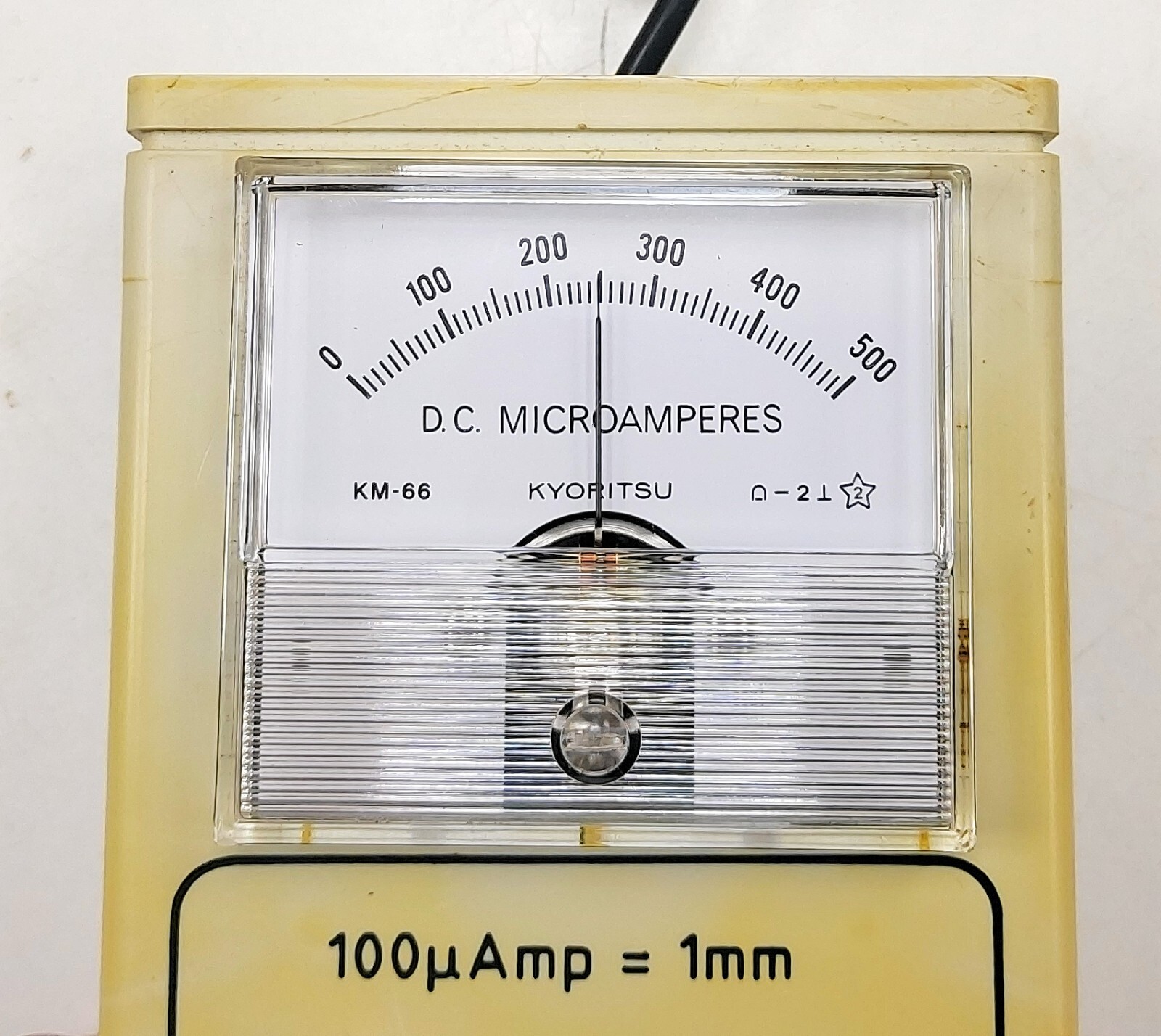 MAN B&W RUN-OUT METER KM-66 KYORITSU DC MICROAMPERES 552620 for sale ...