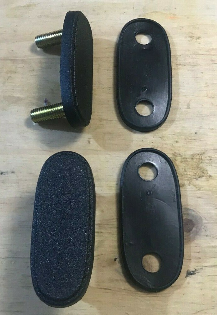 Canopy Rear Glass Window Lock Catch & Gas Strut Mounting Bolt Plates ...